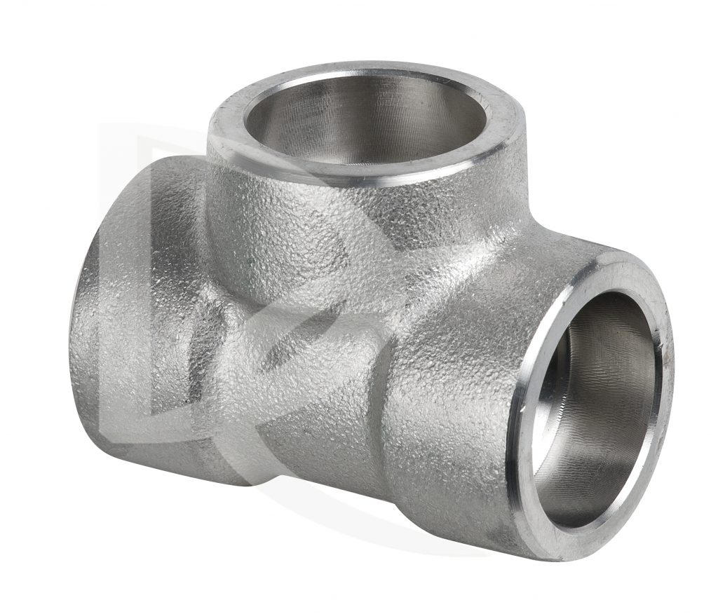 Tee Fittings Acero Negro Clase 3000 Socket Weld